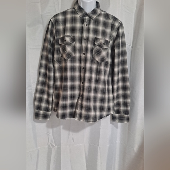 Roebuck Co. | Shirts | Roebuck Mens Western Snap Up Long Sleeve Shirt ...